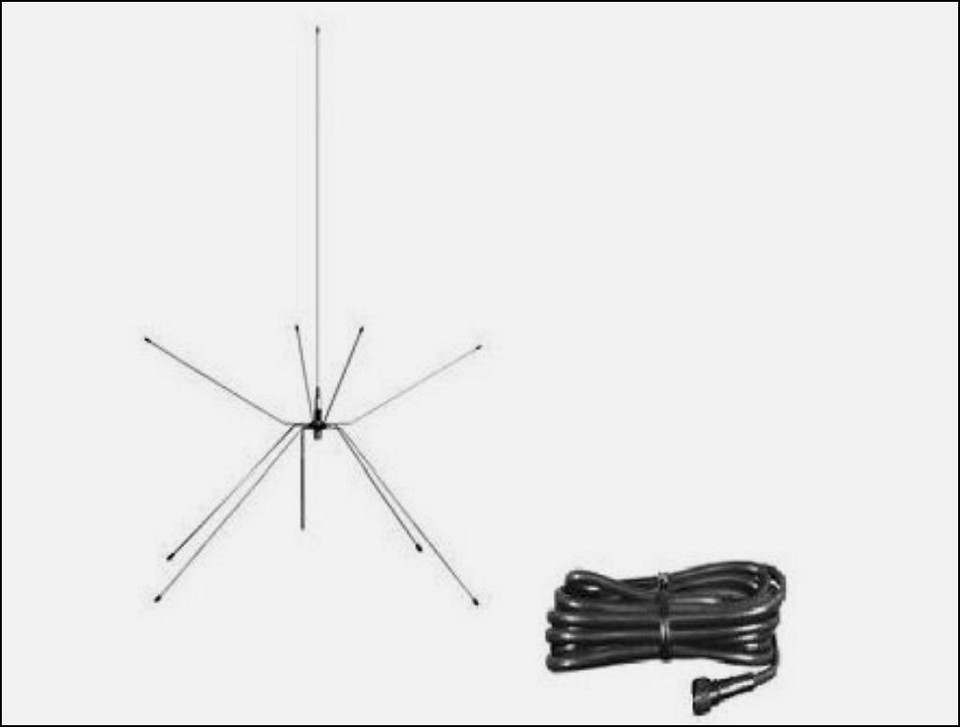 Procomm SP800/50BN Spider Police Scanner Base Station Antenna W/ 50 ...