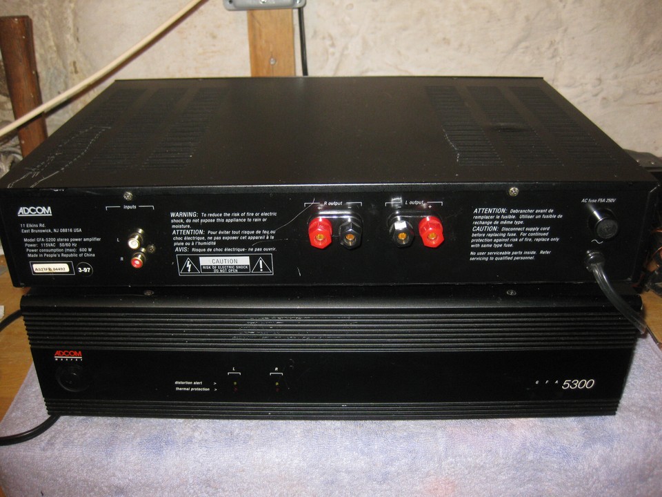 ADCOM MOFSET GFA-5200 STEREO POWER AMPLIFIER / PICK UP - EXCELLENT | eBay