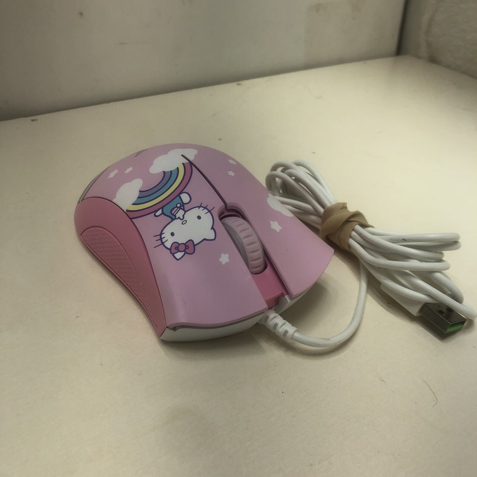 Razer Deathadder Essential Hello Kitty Pink Gaming Mouse | eBay
