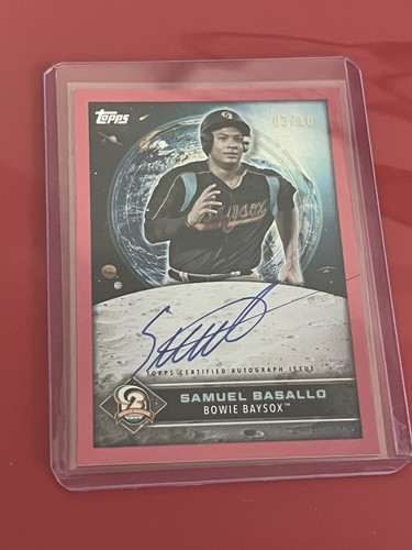 2024 Topps Pro Debut - (3) Autographs /10 /150 /199 Samuel Basallo MLB ...