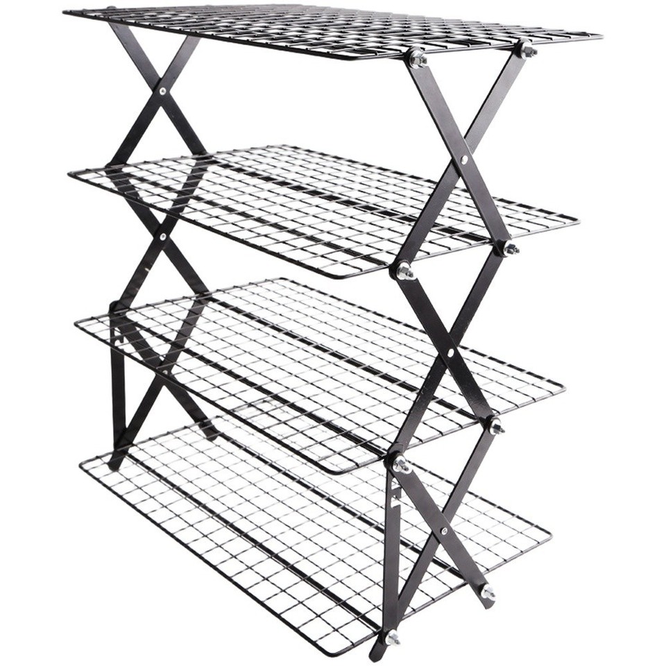 234 Tier Foldable Cooling Rack for Baking Stackable Multi Level ...