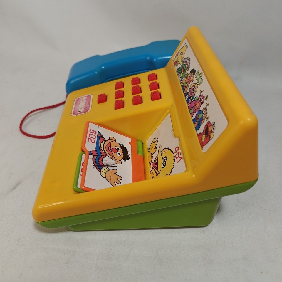 VTG 1993 PLAYSKOOL SESAME STREET PLAY PHONE Tested - Works | eBay
