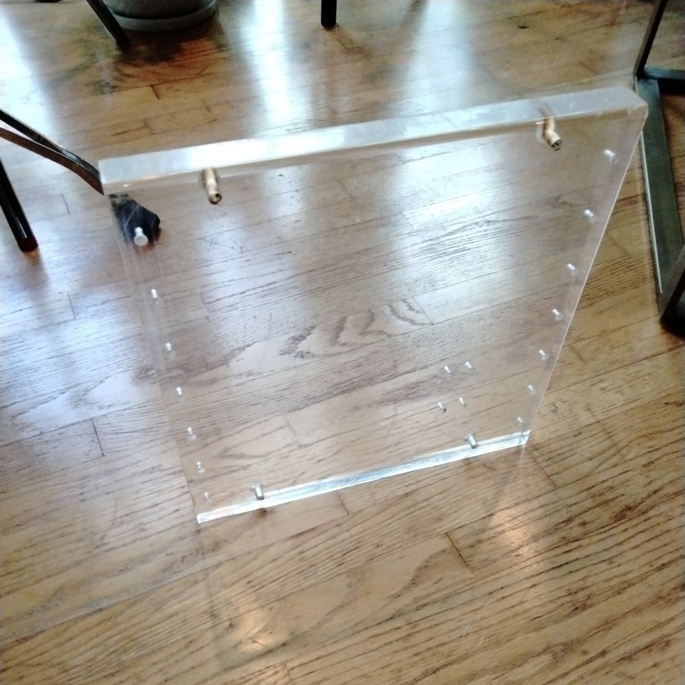 Bullet Proof Ballistic Acrylic 14" x 14" x 1 3/8" Bulletproof Glass | eBay