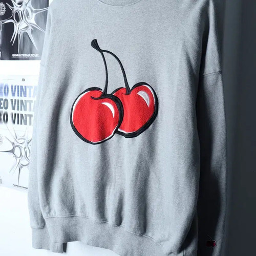 KIRSH M-L Big Logo Gray Crewneck Sweatshirt Unisex | eBay