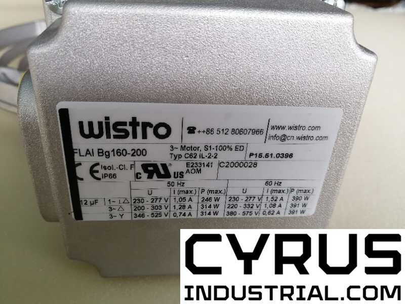 Wistro Fan FLAI BG160-200 C62 IL-2-2 IP66 230V 3~ Waterproof Motor | eBay
