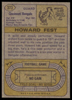 1974 Topps Howard Fest Football Cards #373 | eBay