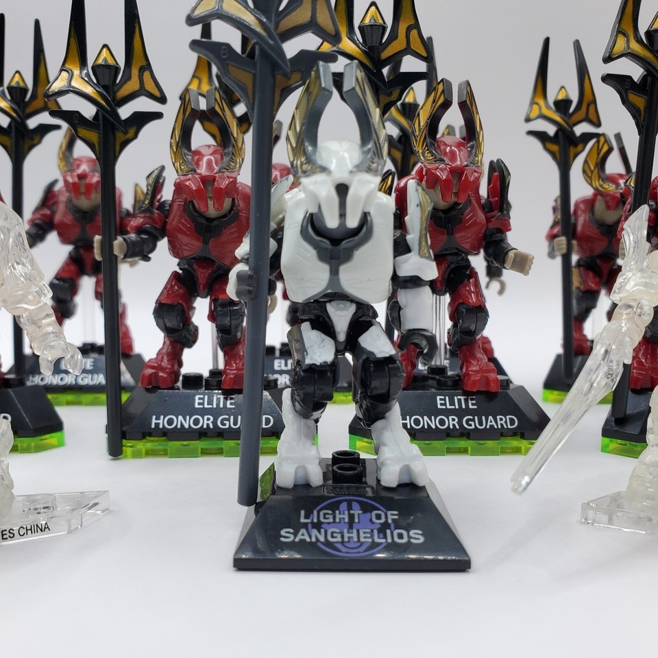 HALO HEROES MEGA BLOKS CONSTRUX ELITE HONOR GUARD MINI FIGURE SERIES 3 ...