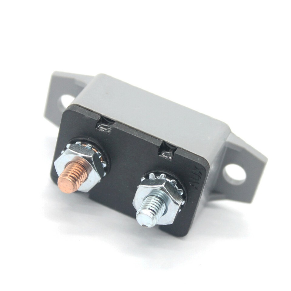 4X 20-50A AMP 12V Circuit Breaker Stud Type Shortstop Fuse Manual reset ...