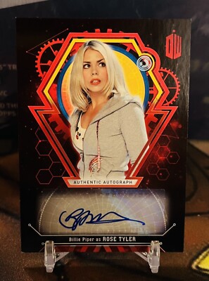 2017 Doctor Who Extraterrestrial Encounters Billie Piper Red Autograph ...