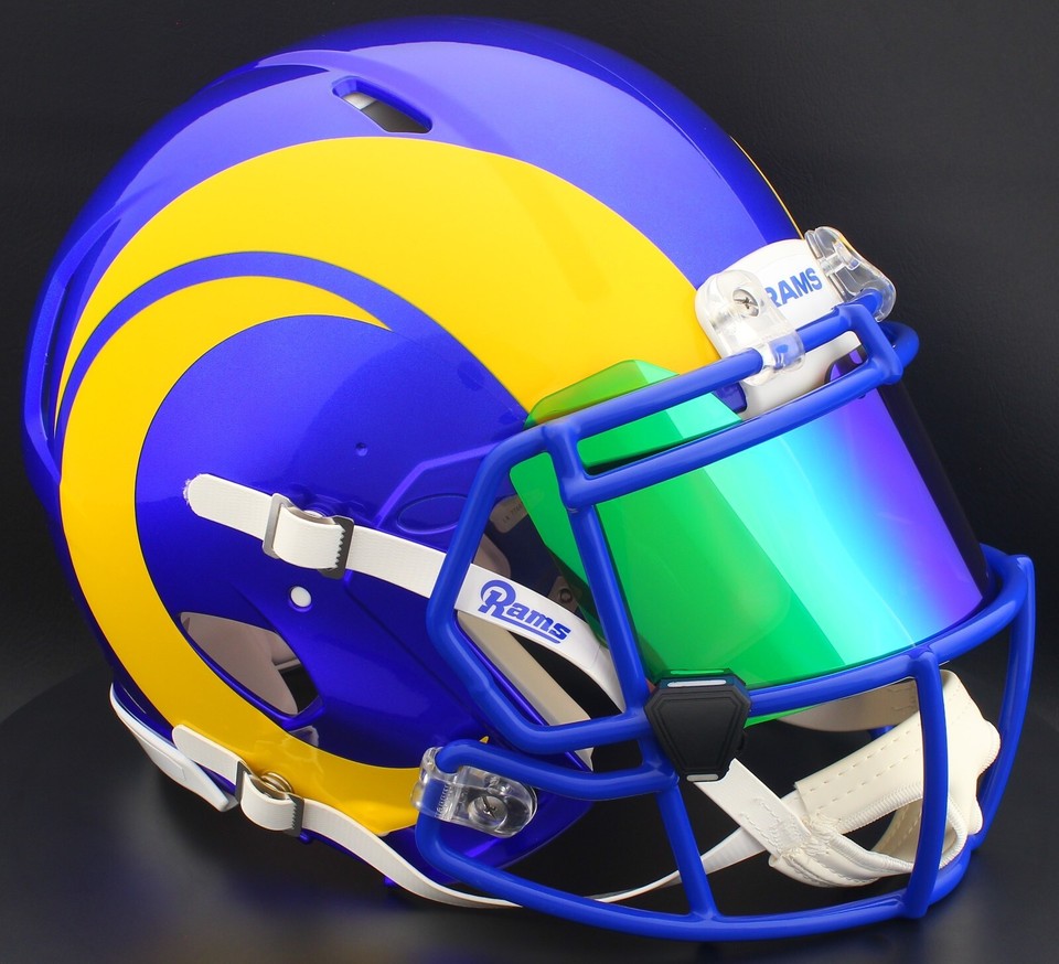 ***CUSTOM*** LOS ANGELES RAMS NFL Riddell SPEED Authentic Football ...