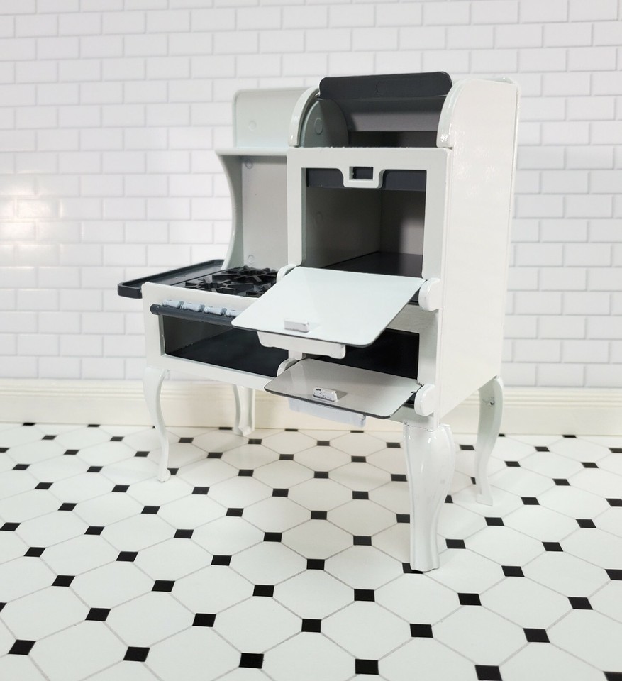 Dollhouse Roper Range Stove Oven 1920s Style 1:12 Scale Miniature ...