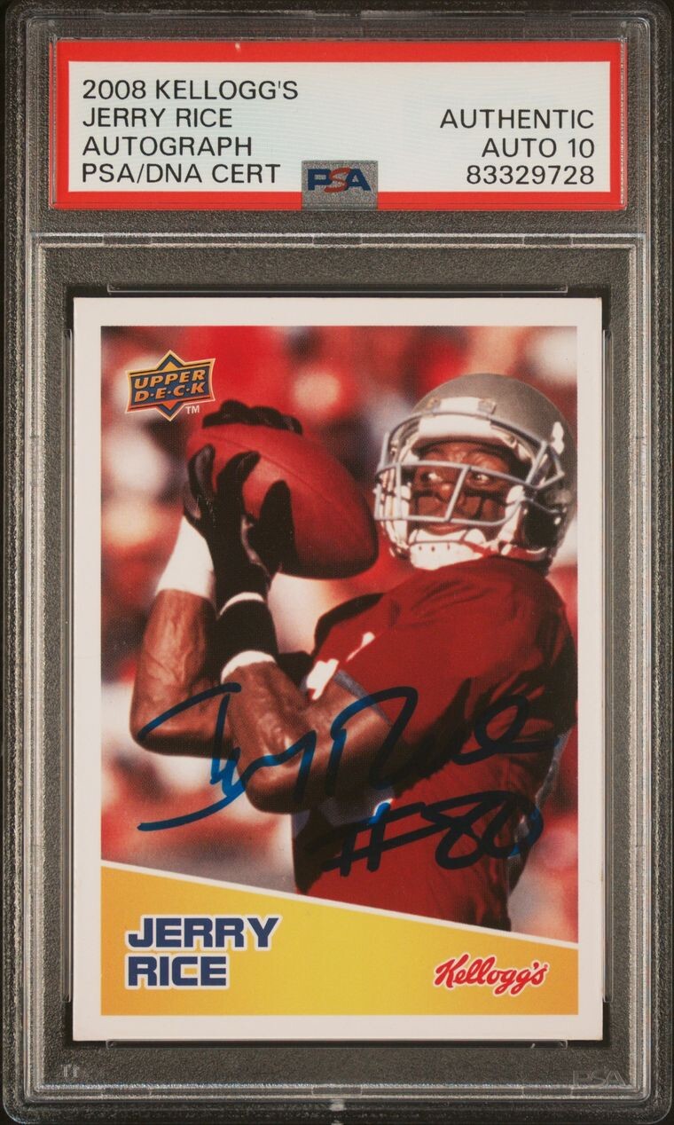 Jerry Rice Autographed Memorabilia | Signed Photo, Jersey, Collectibles ...