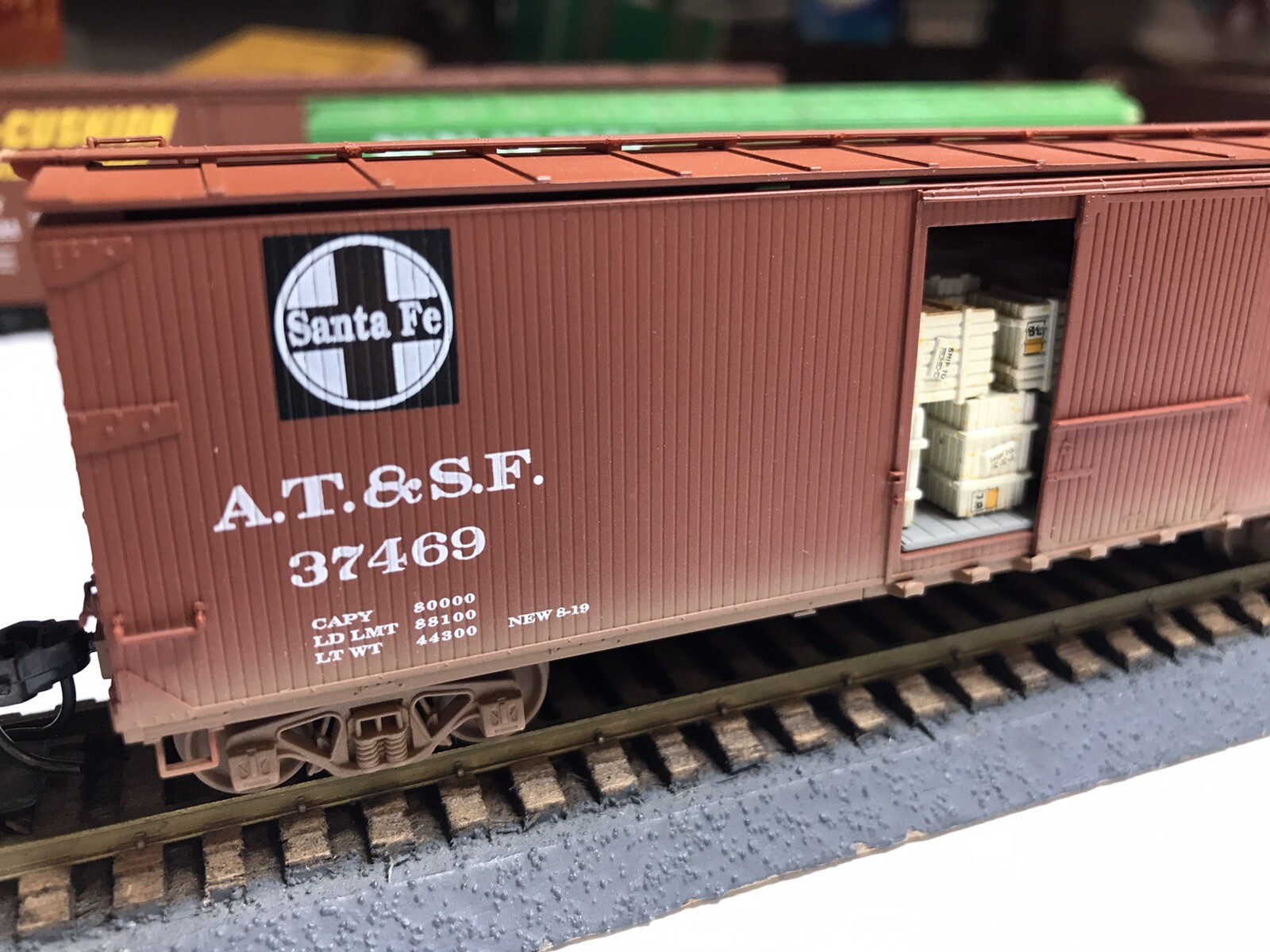 Ertl 4990 HO Scale at & SF 50' USRA Double Sheathed Boxcar for sale ...