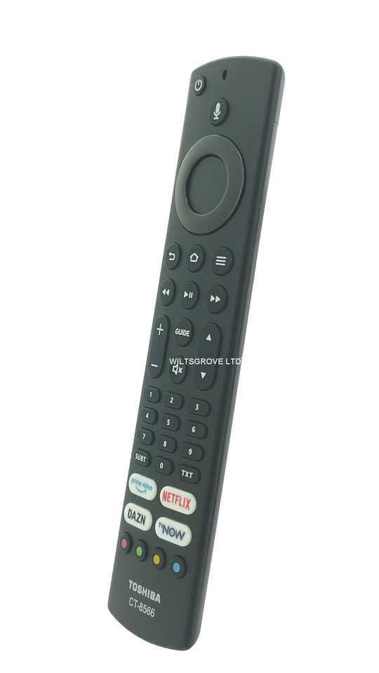 Original CT-8566 Toshiba Fire TV Remote Control for CT-8565 CT-8570 ...