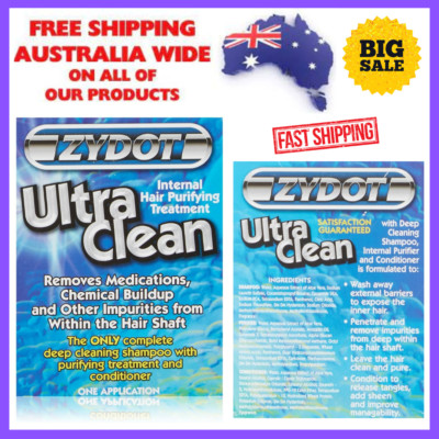 Zydot Ultra Clean Detox Shampoo & Conditioner Kit FREE SHIPPING (NEW ...