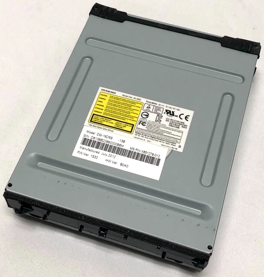 OEM Microsoft Xbox 360S Slim Philips DVDOD DG-16D5S Optical Drive DVD ...