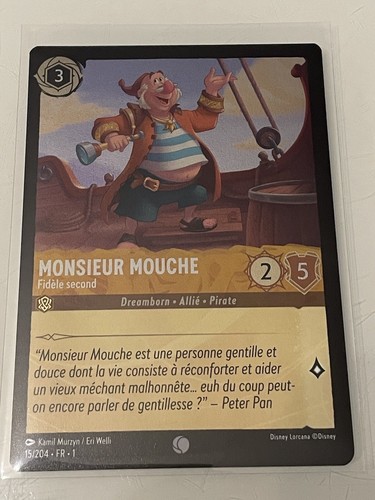 15/204 FR FOIL ⭐️ Monsieur mouche ! Carte Disney Lorcana Chapitre 1 ...
