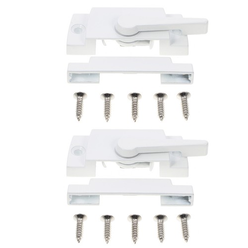 2 Sets Horizontal Sliding Windows Locks Hole Center Window Locks | eBay