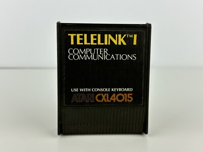 ATARI [CARTRIDGE ONLY] TELELINK COMPUTER COMMUNICATIONS VINTAGE CXL4015 ...