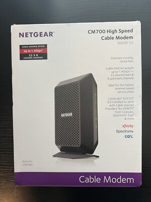 NETGEAR CM700-100NAS Cable Modem 9780644911740| eBay
