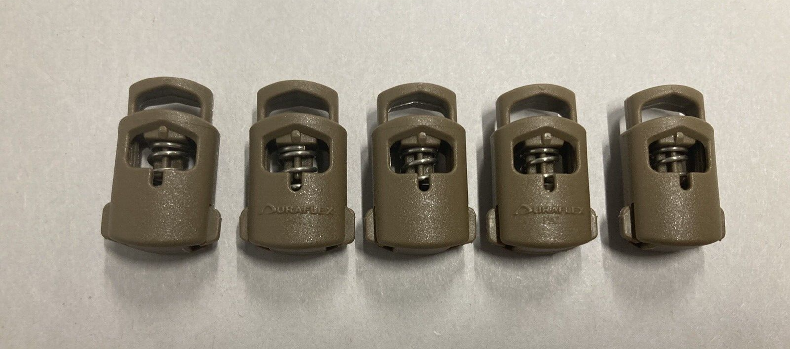 Barreloc Cord Lock DURAFLEX Coyote Brown New 5 each | eBay