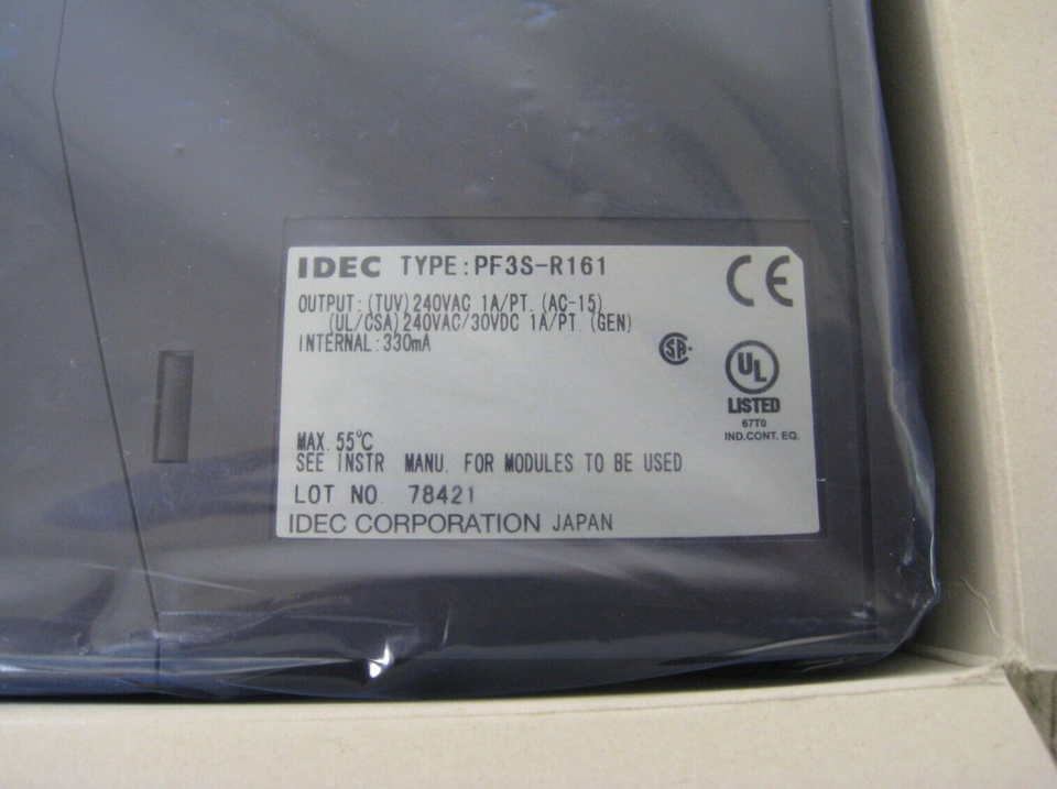 New IDEC PF3S-R161 FA-3S PLC I/O 16-Point Relay Output Module Free ...