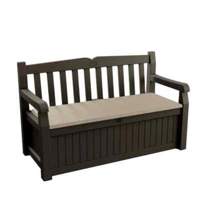 *OFFER* Keter Eden Bench 265L Outdoor Garden Storage COLLECTION ONLY ...