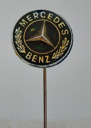 Mercedes - Benz - logo Germany Car Auto Automobile, Vintage Pin Badge ...