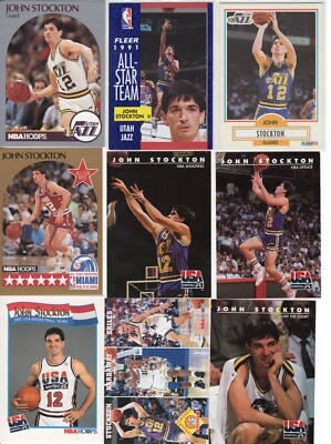 JOHN STOCKTON BASKETBALL CARD LOT OF 44 CARDS (ALL STOCKTON) | eBay