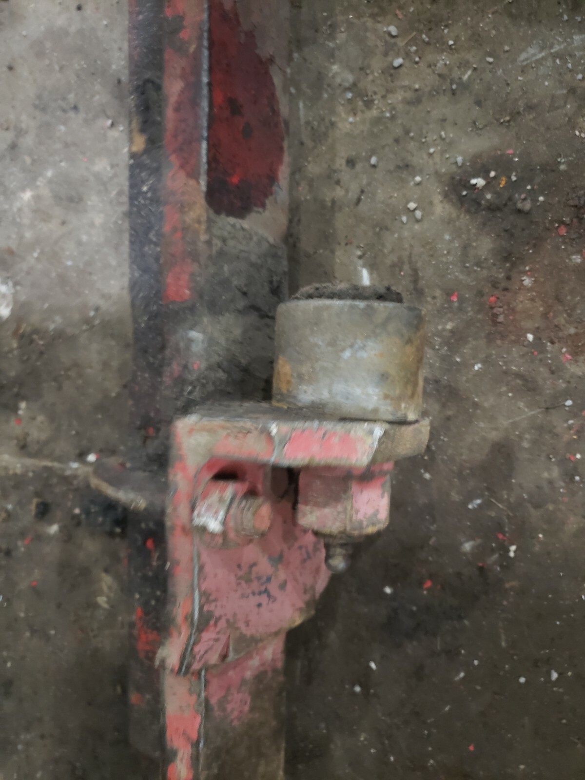Massey Harris 44 tractor swinging drawbar tongue hitch w/ roller oem MH ...
