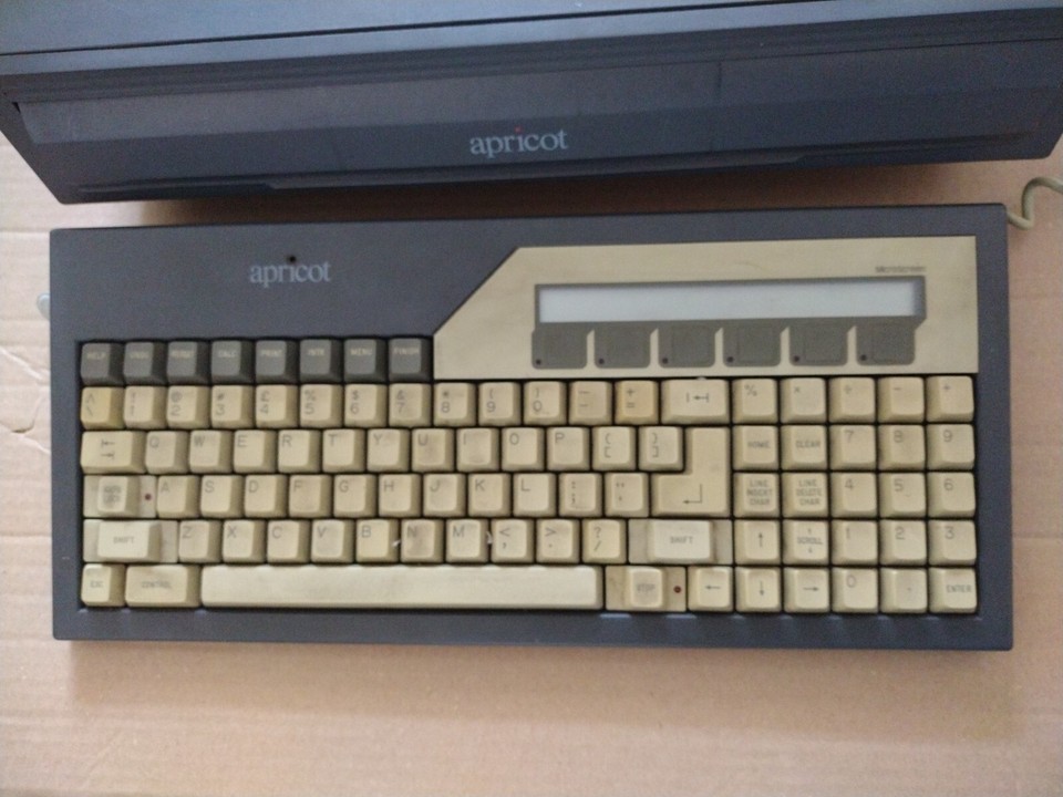 Apricot ACT Vintage Computer, with original monitor and Keyboard - very ...