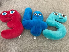 With Tags Large Numberjacks Numberjack 5 Five Soft Plush Toy RARE for ...