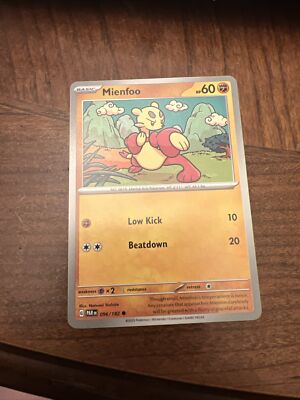 POKEMON Trading Card Mienfoo HP60 Basic 096/182 2023 | eBay
