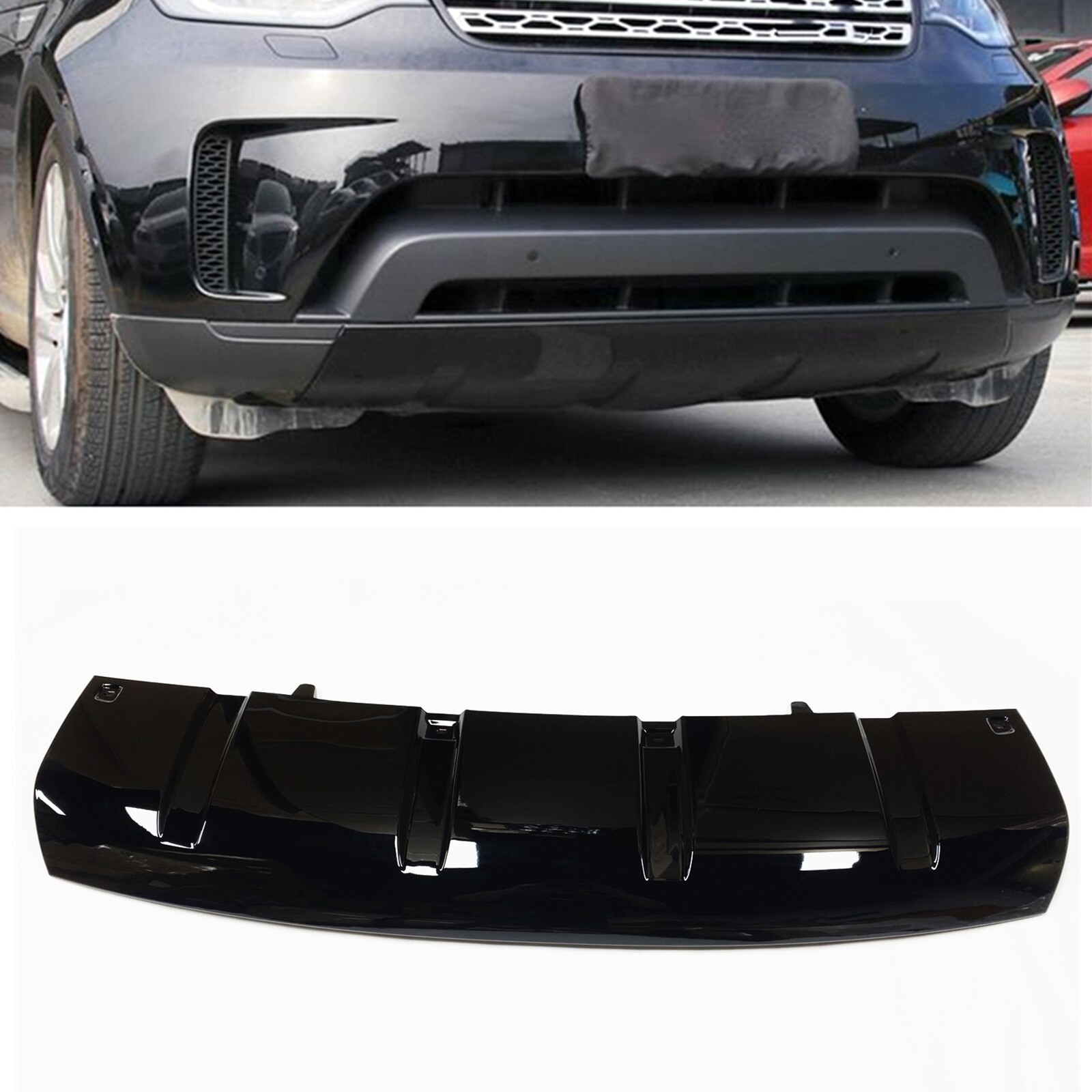 Front Bumper Skid Plate Cover Trim For Land Rover Discovery 5 2017-2023 ...