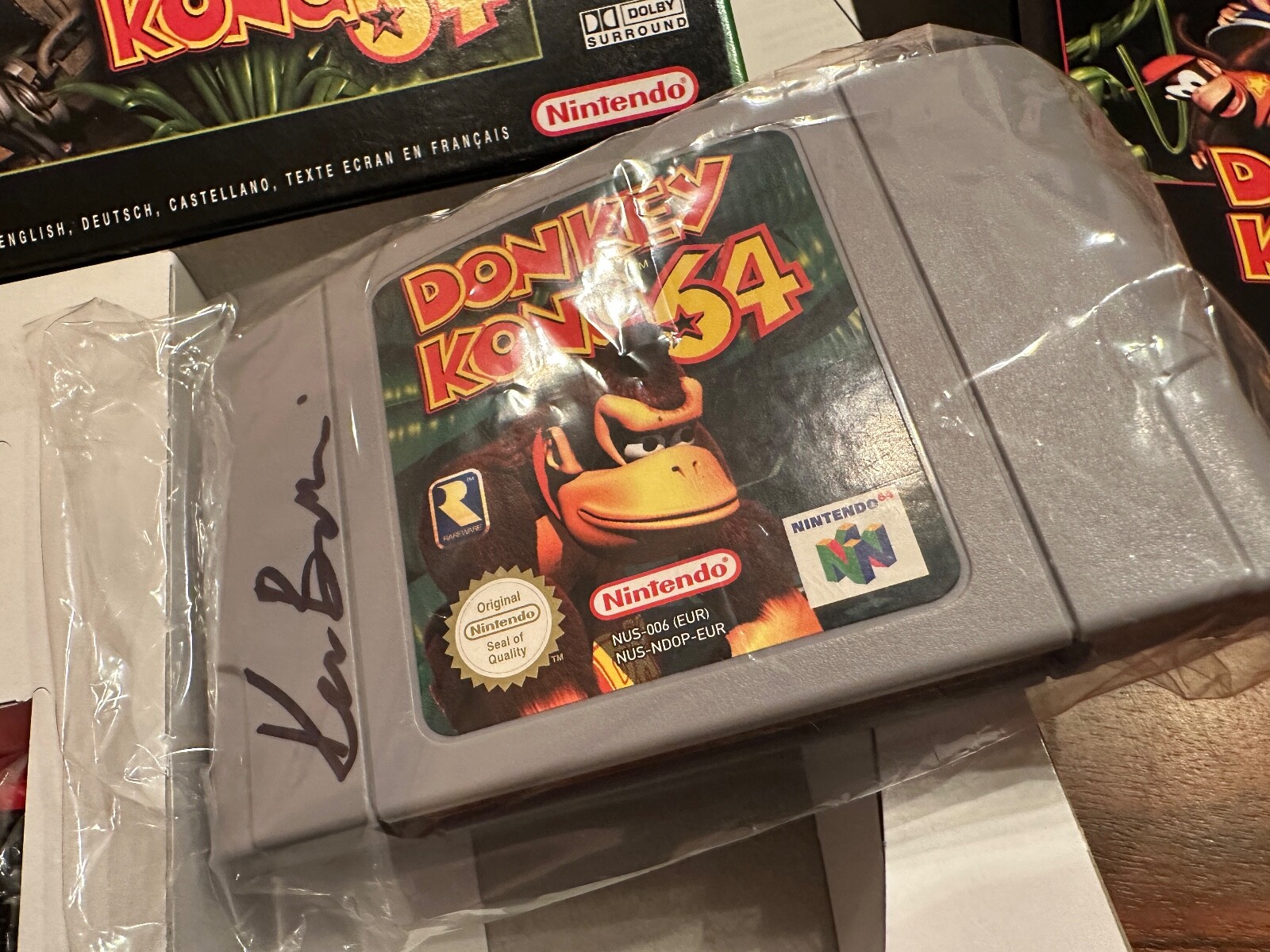 Donkey Kong 64 | HANDSIGNIERT von Kevin Bayliss | Original verpackt ...