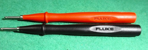 Fluke TP2 Slim Reach Test Probes w/4mm Jack ends for 4mm Banana Plug ...