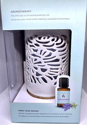 Mahli Ceramic Bloom Diffuser with Lavender Oil - New Tested & Working ...