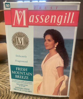 Massengill Douche Extra Cleansing Mountain Breeze 2 pack Disposable ...