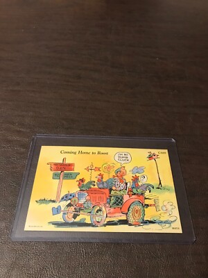 UNPOSTED POSTCARD - RAY WALTERS COMIC C-669 - COMING HOME TO ROOST | eBay