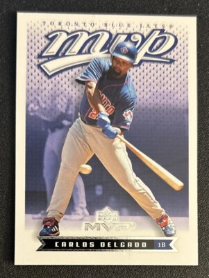 2003 Upper Deck Carlos Delgado Baseball Card #211 Yankees Blue Jays 1B ...