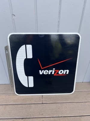 Vtg Alltel GTE Telephone Pay Phone Payphone Booth Metal Flange Bell ...