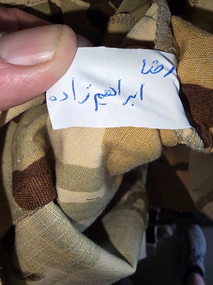 Iranian IRGC Military Desert Camo Enlisted Tunic with Patches | eBay