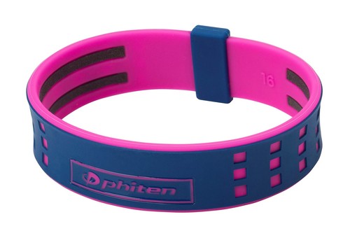 Phiten (Phiten) Bracelet RAKUWA Brace S Duo Navy/Pink 16cm 0319TG806225 ...
