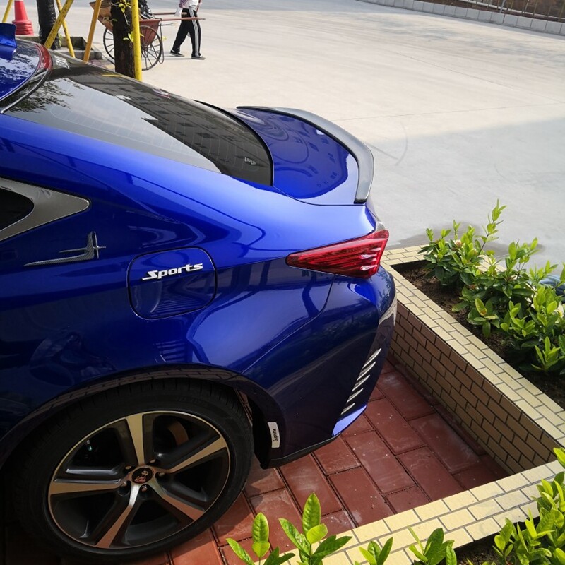 Carbon Fiber Rear Trunk Spoiler For Lexus RC200t RC300 RC350 F-Sport ...