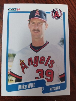 MIKE WITT CALIFORNIA ANGELS 1990 FLEER BASEBALL CARD #148 | eBay