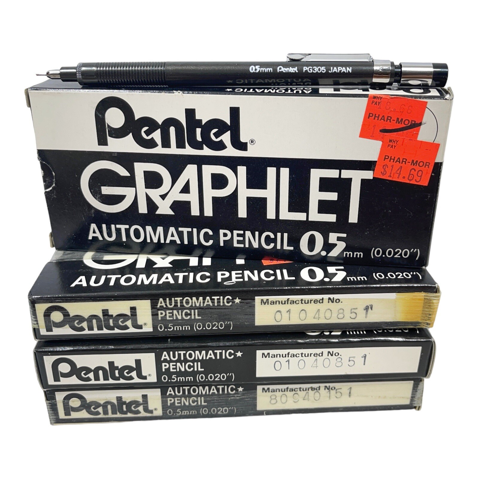 Vintage Japan 12 Pentel 0.5MM PG305 Graphlet | Grelly USA