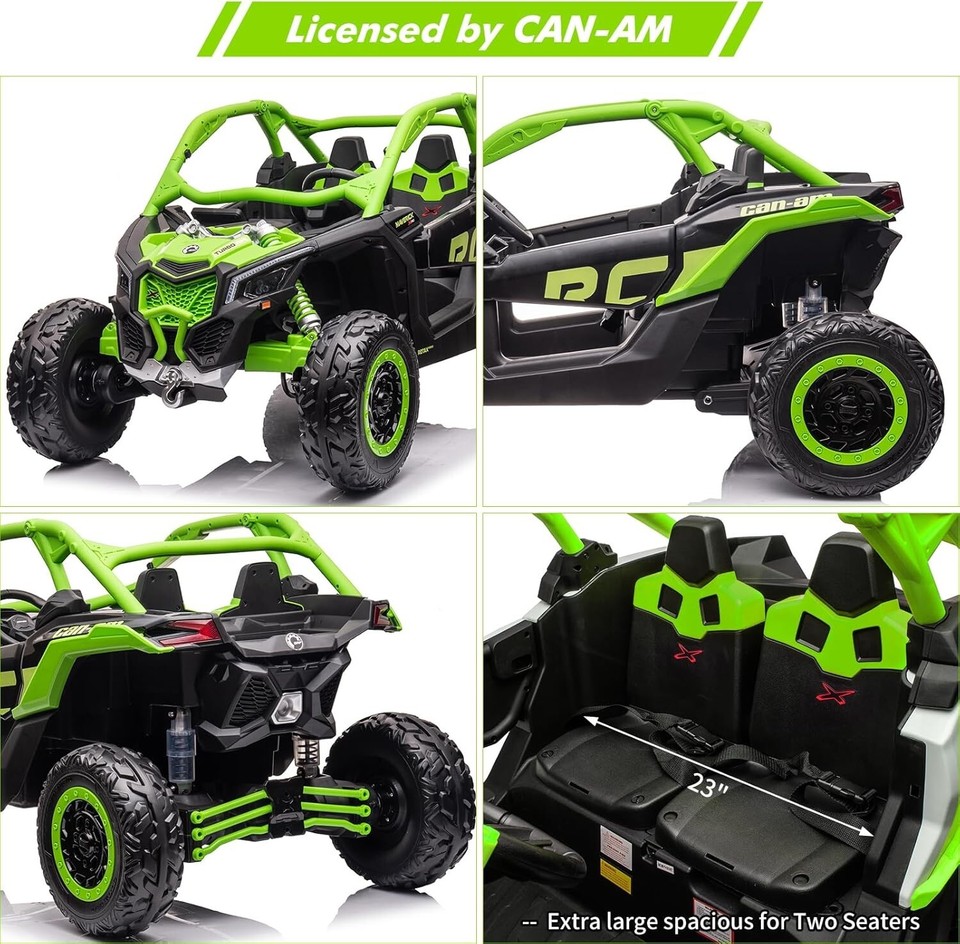 48V Kid Ride On UTV 2 Seater Electric 4WD Car Truck W/ 800W Motor ...