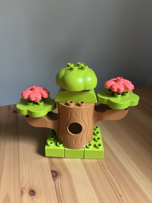 Lego Duplo Forest Farm Tree House Branches Leaves Pink Flowers ...