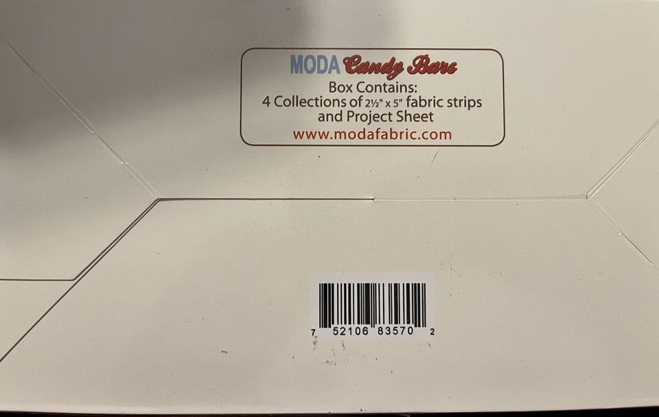 Moda Candy Bar Collector Box With 4 OOP 2 1/2 X 5” With Project Book | eBay
