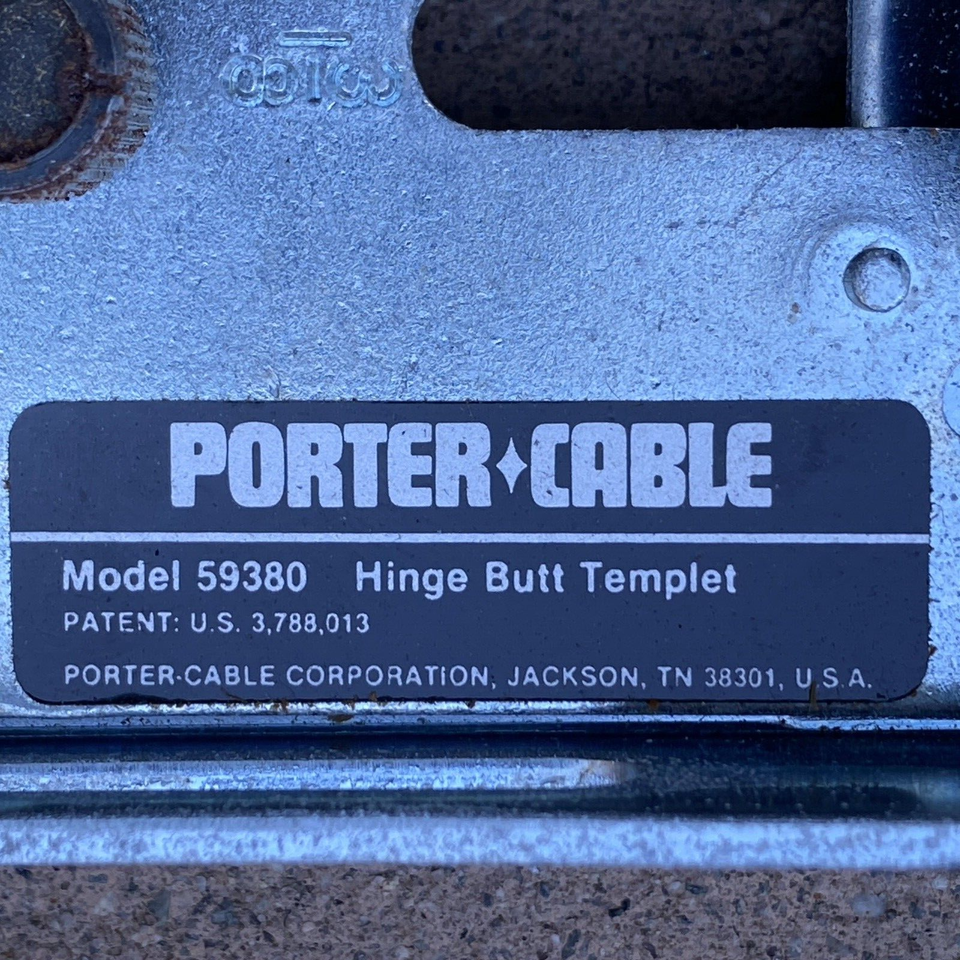 Porter Cable Hinge Butt Template Kit Model #59380 With Metal Case | eBay